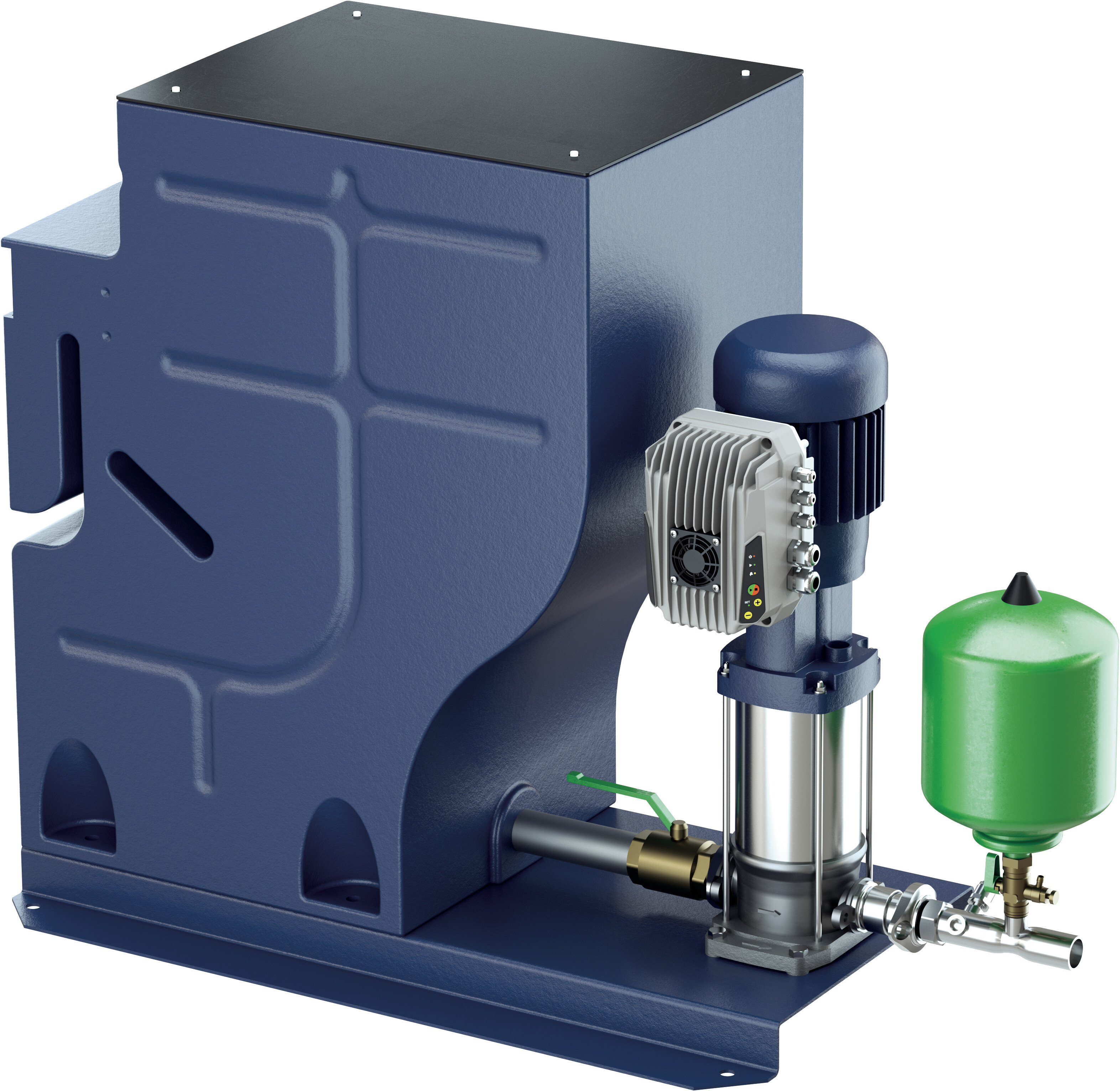 New break tank package booster set for drinking water | KSB