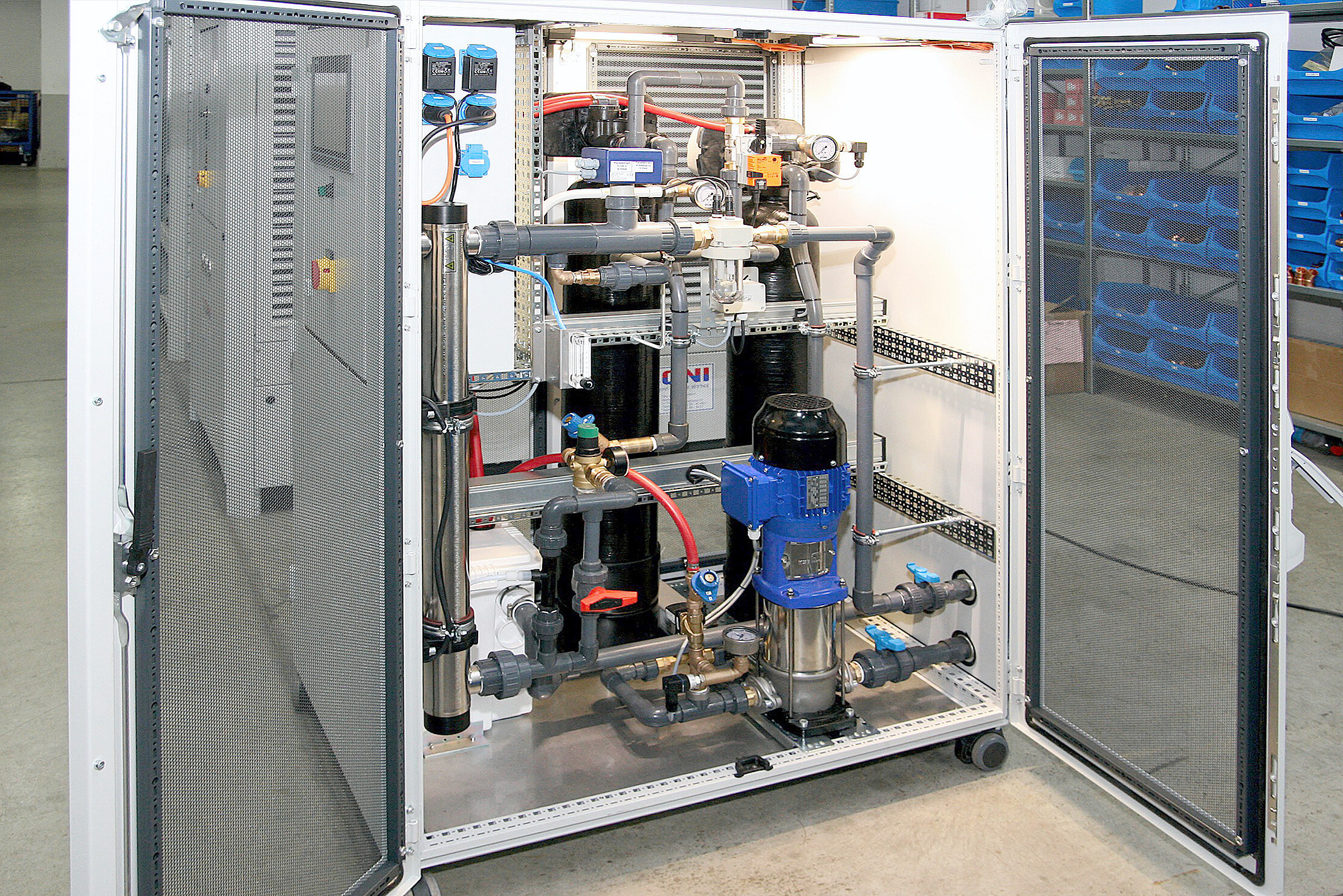 High-pressure pump for filter flushing stations manufactured by ONI ...