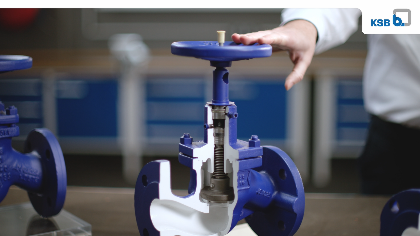 BOA-H - Bellows-type globe valve with flanged ends | KSB