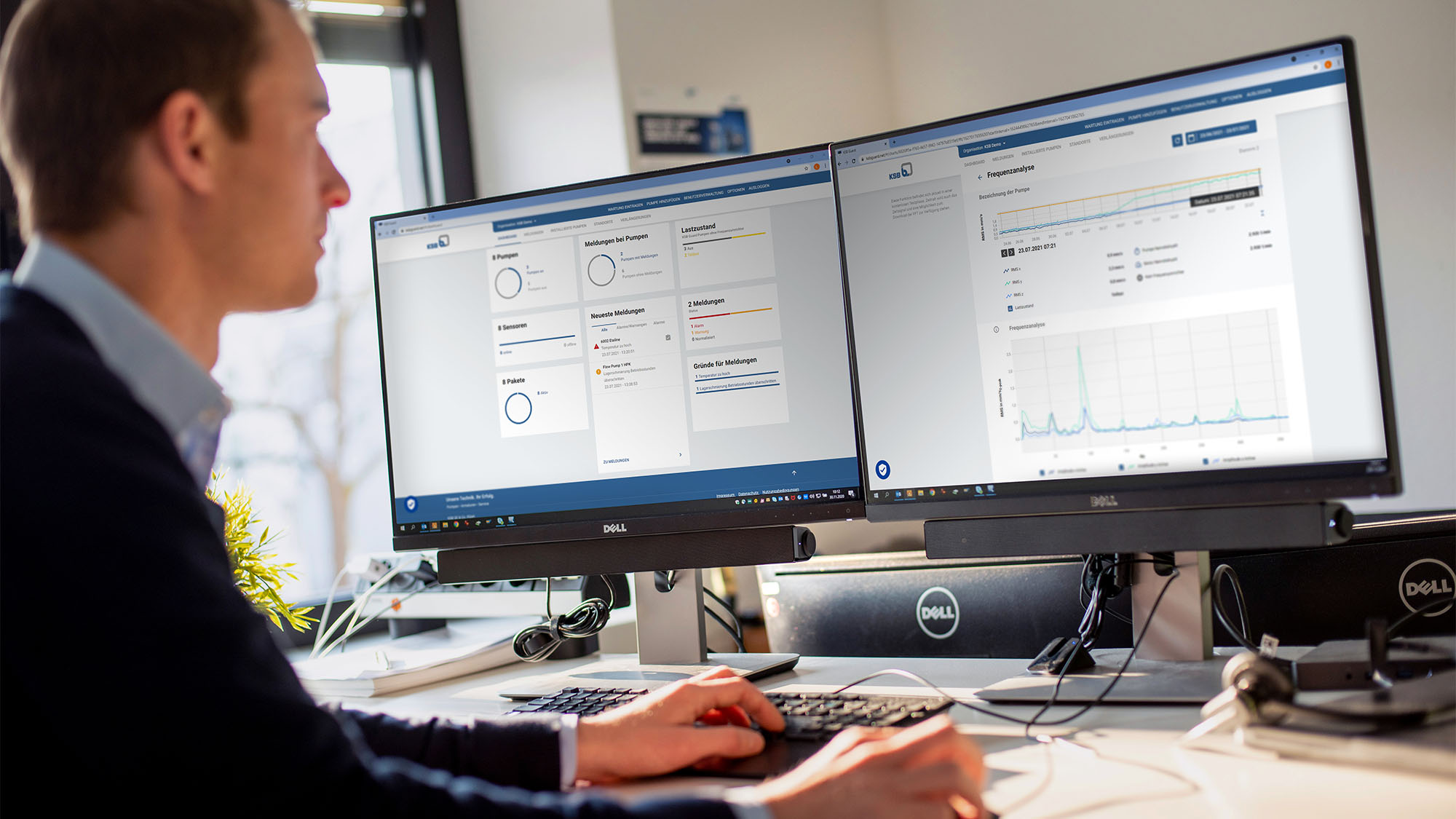 Monitoringservice als Ergänzung zu KSB Guard | KSB