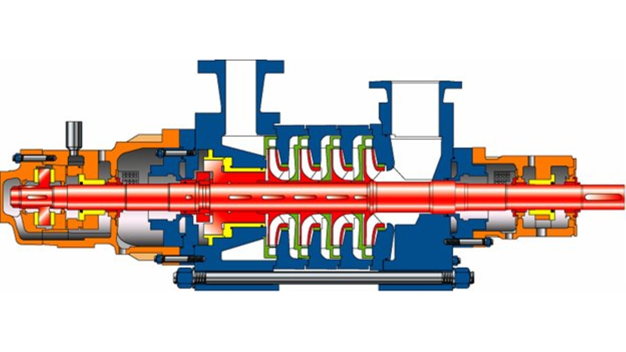 Multistage Centrifugal Pump Schematic Diagram